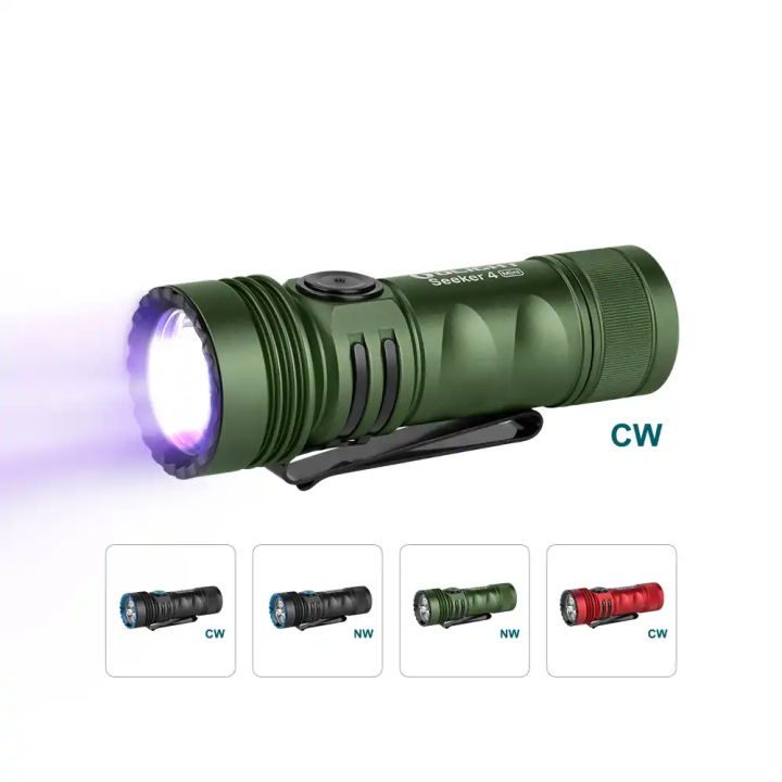 Olight Seeker 4 Mini EDC Flashlight With White And UV Light | Lazada PH