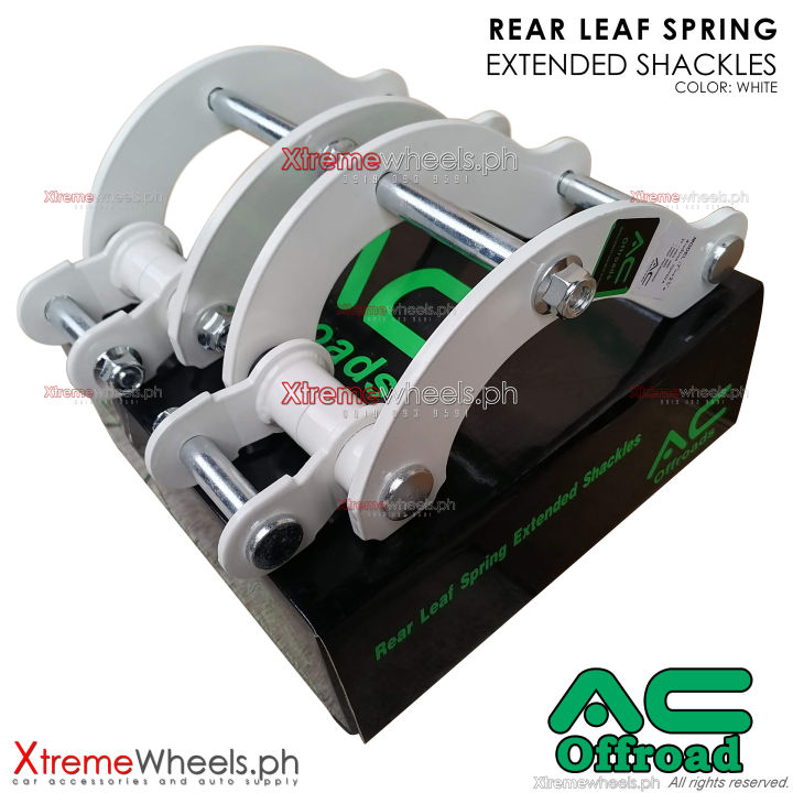 2pcs Toyota Hilux 2016-2023 White Ac Offroad Rear Leaf Spring Extended ...