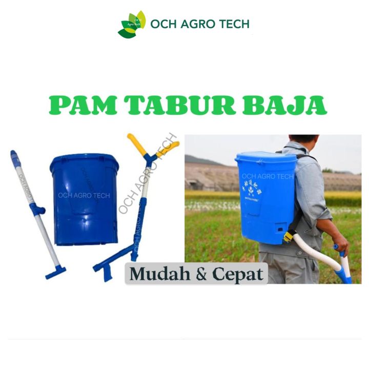 Pam Tabur Baja Manual Fertilizer Applicator | Lazada