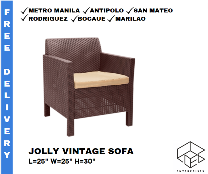 JOLLY VINTAGE SOFA (single) | Lazada PH