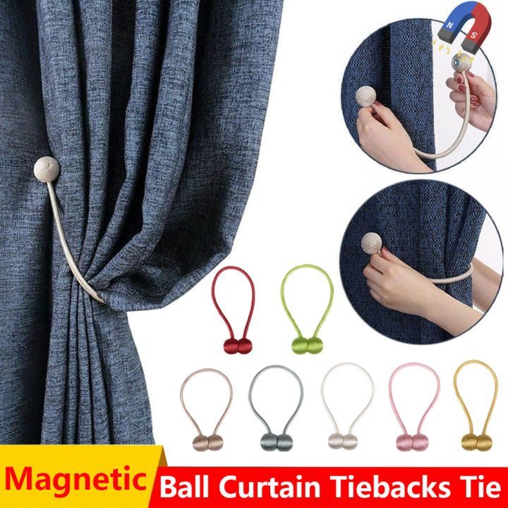 Curtain Buckles Magnetic Ball Curtain Tiebacks Tie Backs Holdbacks ...