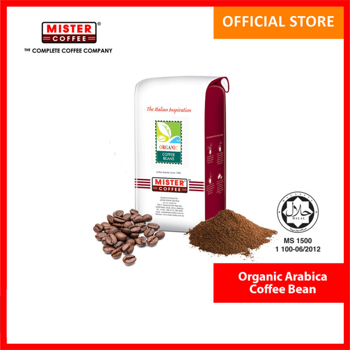 [Mister Coffee] Organic Arabica Coffee Bean / Coffee Powder (500g) | Lazada