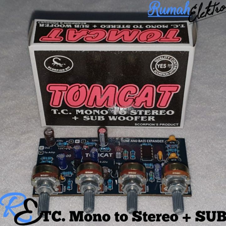 Tone Control Mono to Stereo Plus Sub Woofer TOMCAT | Lazada Indonesia