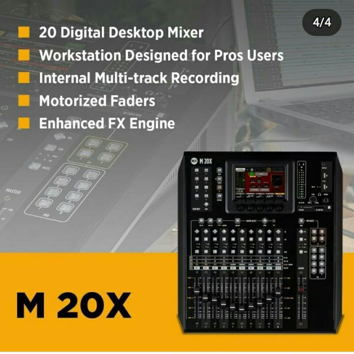 RCF M20X RCF M-20X MIXER AUDIO DIGITAL ORIGINAL | Lazada Indonesia