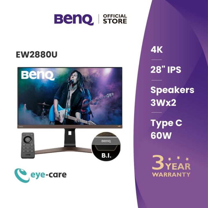 BenQ ew2880u | 28 ”4K IPS | premium entertainment monitor | HDRI P3 ...