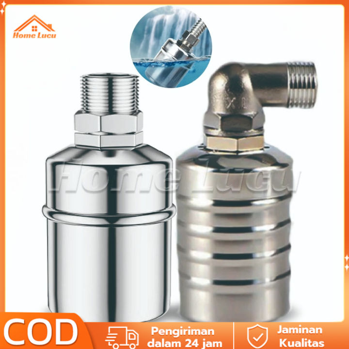 304 Stainless Steel Float Valve Level Level Water Controller sepenuhnya ...