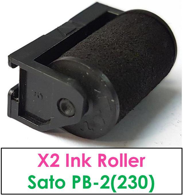 2 pcs Ink Roller use for Price Gun Labeller Sato PB-2 ( 230 ) 2 Line ...