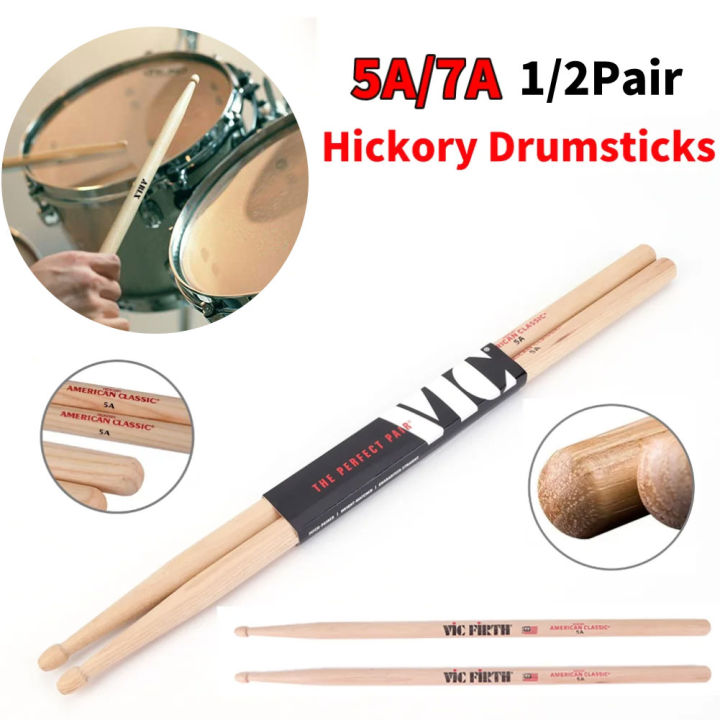 Professional Wooden Drum Sticks For Beginners 5A 7A Wood Drumsticks Set ...