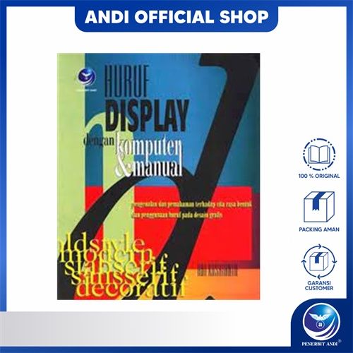 Penerbit Andi - Huruf Display Dengan Komputer Manual | Lazada Indonesia