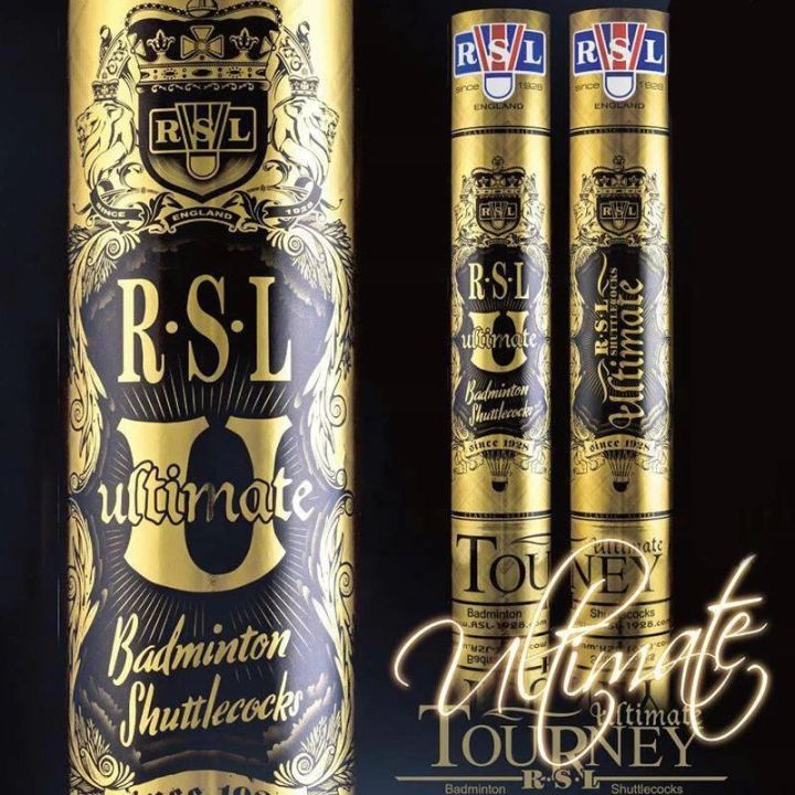 RSL ULTIMATE Shuttlecocks Badminton 100% Original Rsl Bulu Tangkis ...