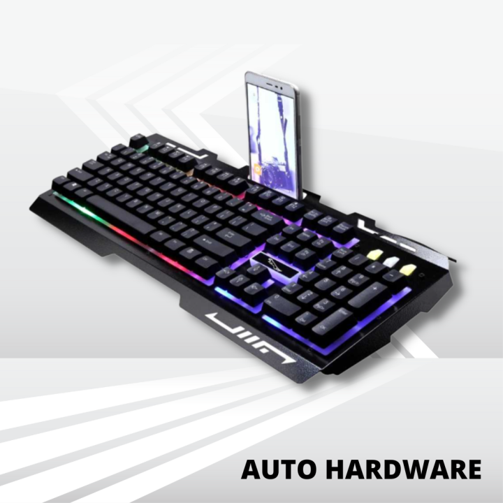 Set Lengkap Gaming Keyboard LED Mechanincal / Leopard G700 Gaming ...