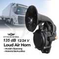 COD Klakson Mobil Truk Angin 12/24V terompet Angin Keong Scania Volvo ...