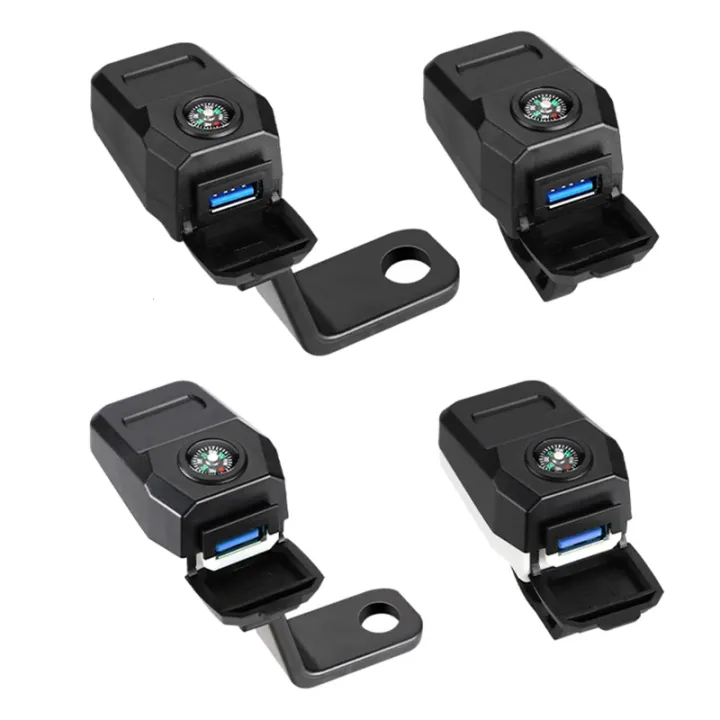 Motorcycle USB Chargers Waterproof Fast Charging System 36W Builtin ...