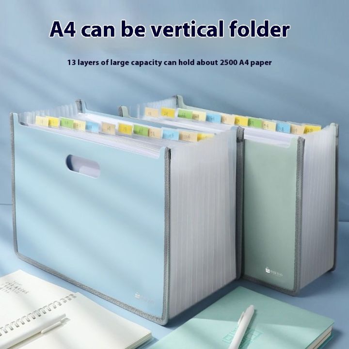 A4 Document Organizer Multilayer File Folder Accordion File Folder ...