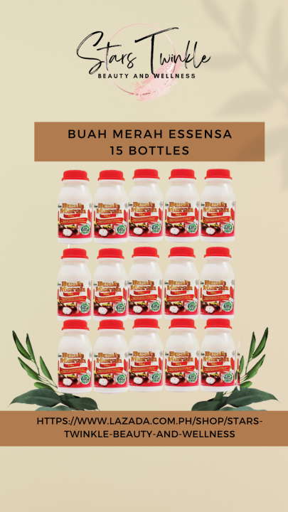 Buah Merah Essensa Original Red Caps 15 Bottles | Lazada PH