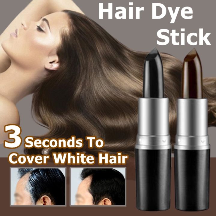 100% Original Pure Plant Hair Dye Stick One-time Fast Dyeing Hair ...