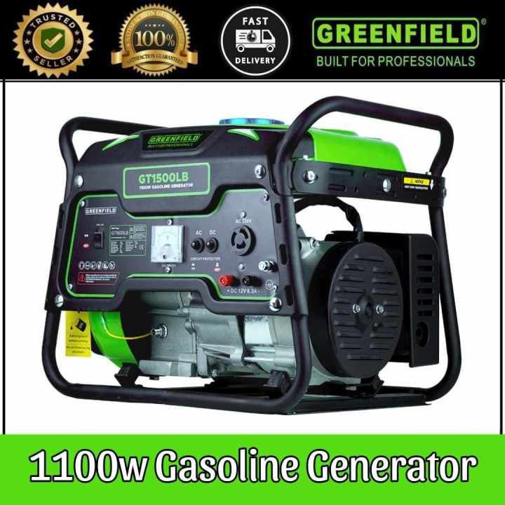 Greenfield Gasoline Generator 1100w GT1500LB | Lazada PH
