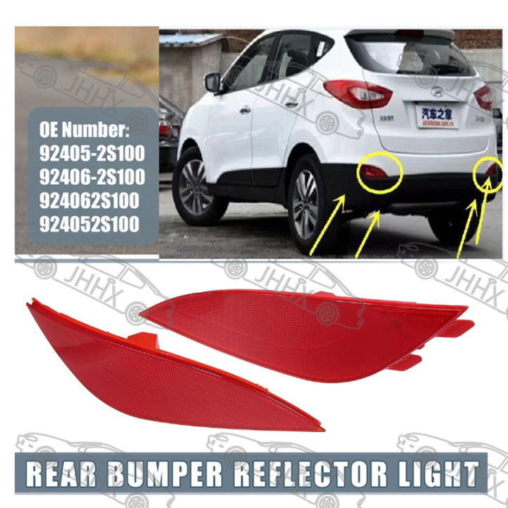 reflector Auto Rear Bumper Fog Light Lamp For Hyundai TUCSON IX35 2010 ...