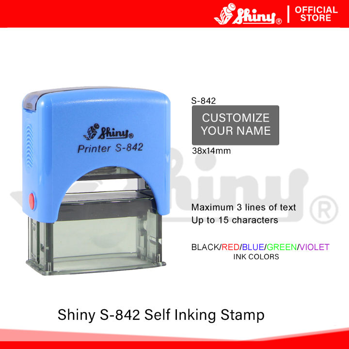 Shiny S-842 Self Inking Stamp | Lazada PH
