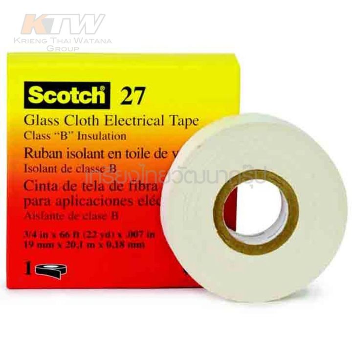 3M 3M เทปผ้าใยแก้ว NO.27 ถูกที่สุด | Lazada.co.th