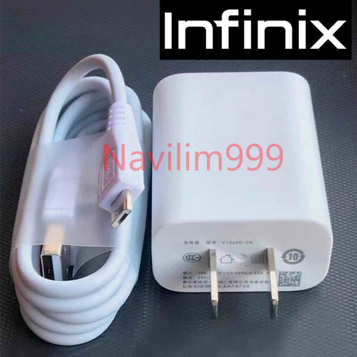 100% Original Fast Charger Infinix Charger Micro Charger V8 USB/Cable ...