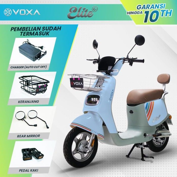 VOXA Sepeda Listrik Elte City Terbaru motor 600 Watt Murah Dewasa Anak ...