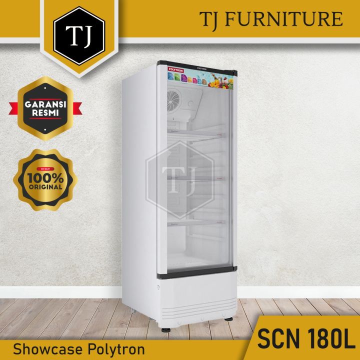 Showcase Lemari Pendingin Minuman Polytron SCN 180L SCN180L | Lazada ...
