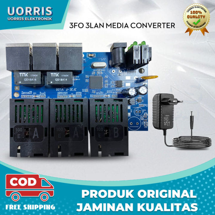 Media Converter Switch 2 Fiber Ethernet Switch pcb 3F3E SC FO Port 4 ...