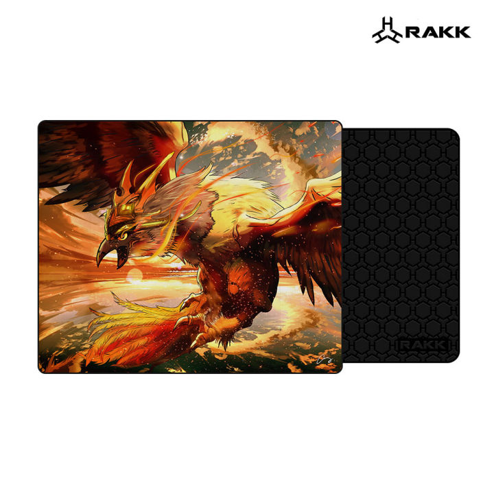 RAKK SUKOG Extended/Haribon Hybrid Cordura Gaming Mousepad, Macrofibre ...