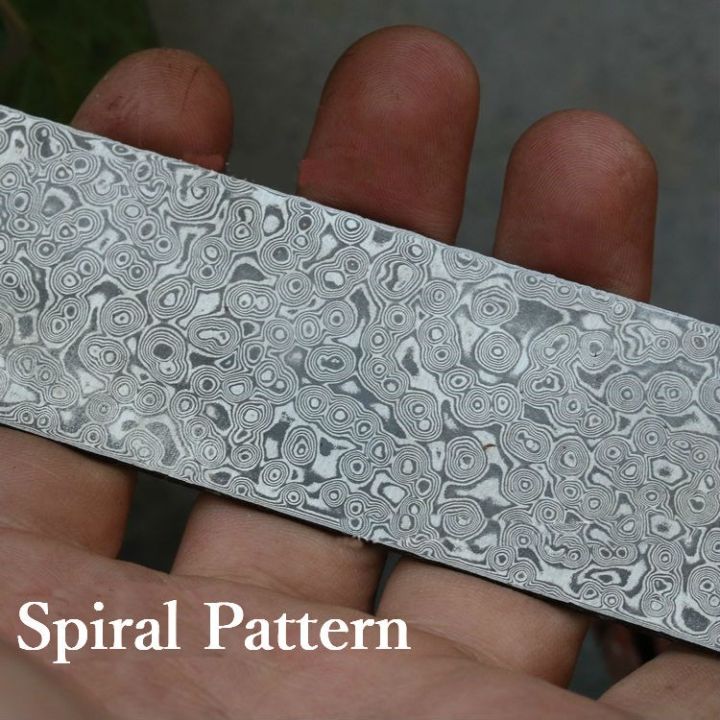 Damascus Forged Steel Billet Bar Steel Blade Patterned Steel Diy ...