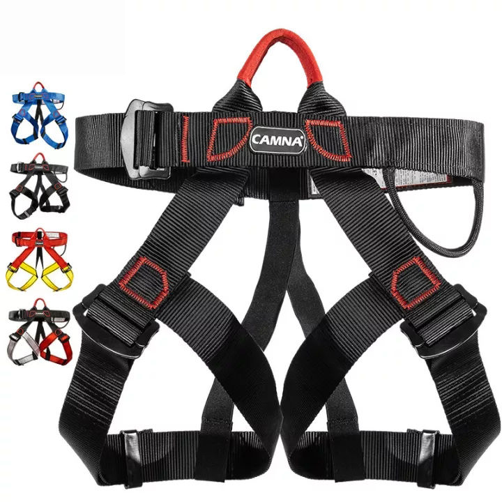 Safety Rock Climbing Harness Fall Protection Tree Climbing Rappelling ...