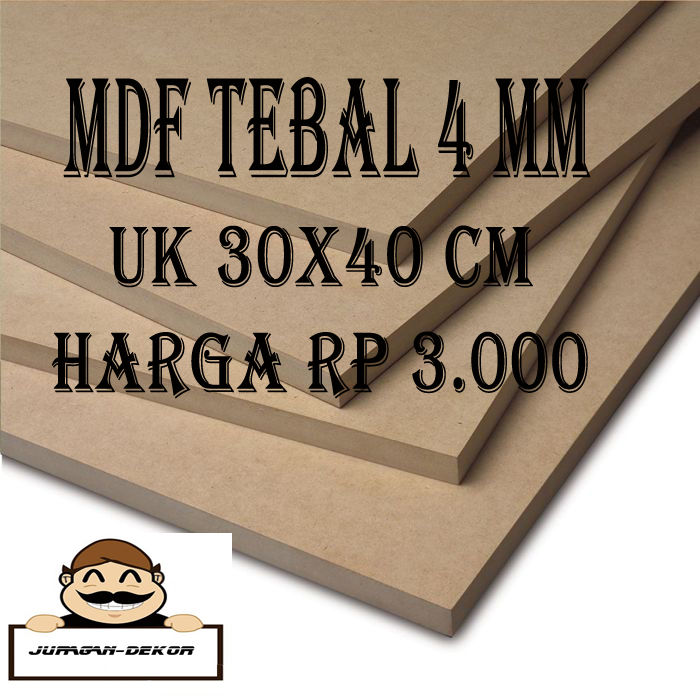 Papan MDF 4mm 30x40 | Lazada Indonesia