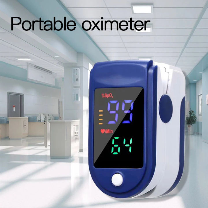 Finger Monitor Home Monitoring Pulse Oximeter Blood Oxygen Saturation ...