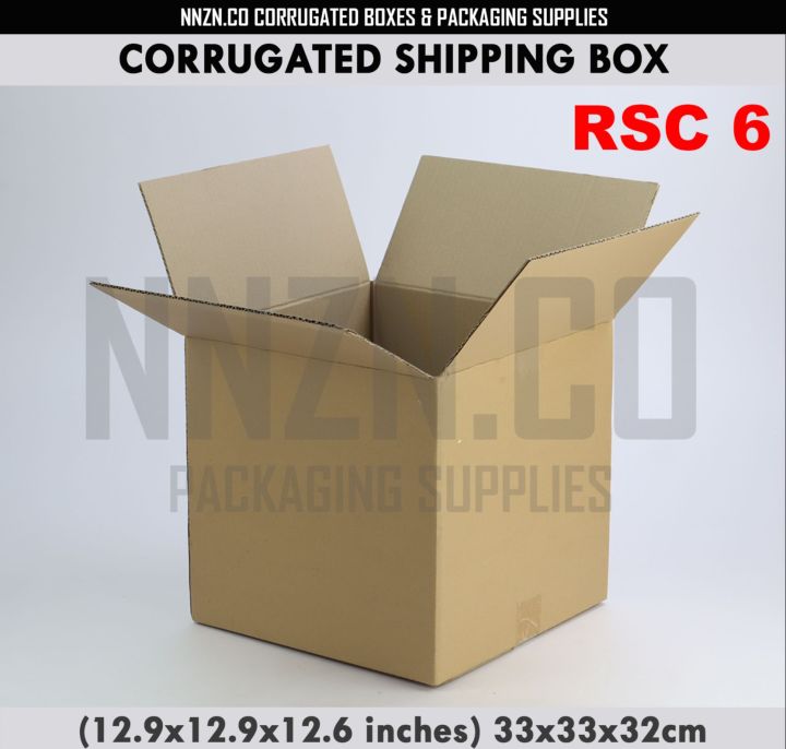 Brown Kraft Corrugated RSC Box (33 x 33 x 32 CM ) | Lazada PH