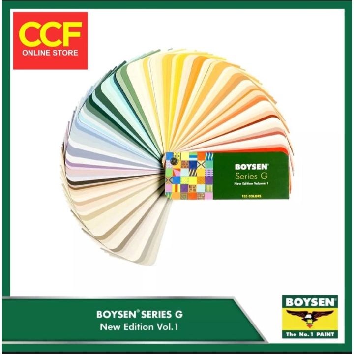 COD Boysen Colorizer Series G 135 Colors Color Chart | Lazada PH