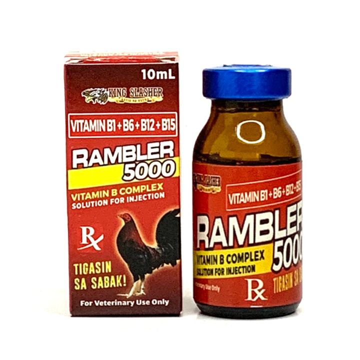 [FCR AGRIVET] KING SLASHER Rambler 5000(10ml)Solution for Injection | Vitamin B Complex | Lazada PH