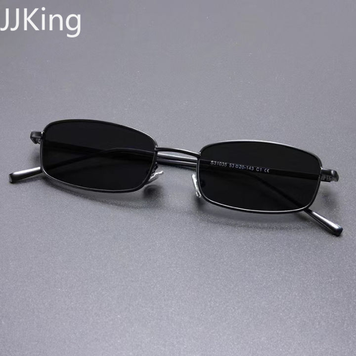 JJKing Vintage Metal Square Frame Sunglasses for Men Street Trend Anti ...