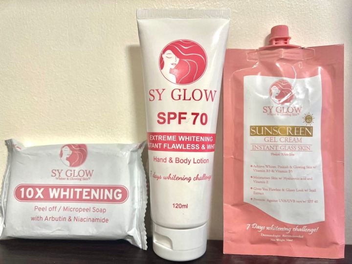 SY Glow Whitening Beauty Set 8 | Lazada PH