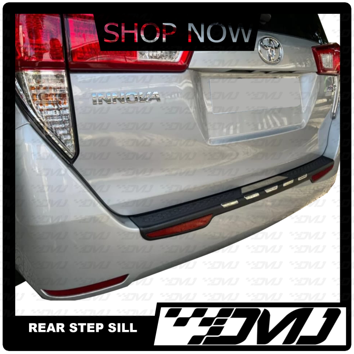 Toyota Innova 2016 to 2022 Rear Bumper Step Sill / Rear Bumper Guard ...