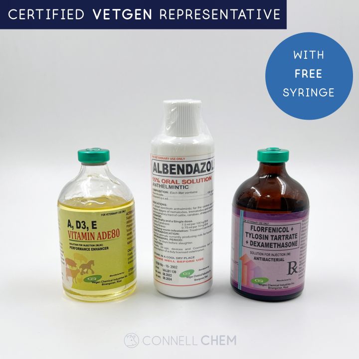 Triple Bundle for Goat | Albendazole | Vit ADE | FTD | Vet Product ...