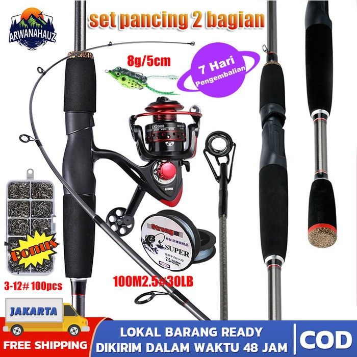 pancing 1 set lengkap kuat / pancing casting full set joran | Lazada ...