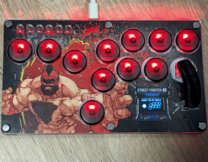 SKY2040 Artwork Art Top Bottom Layer Arcade Hitbox Fighting Controller ...