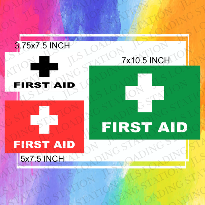 FIRST AID (LAMINATED/PVC) SIGNAGE | Lazada PH