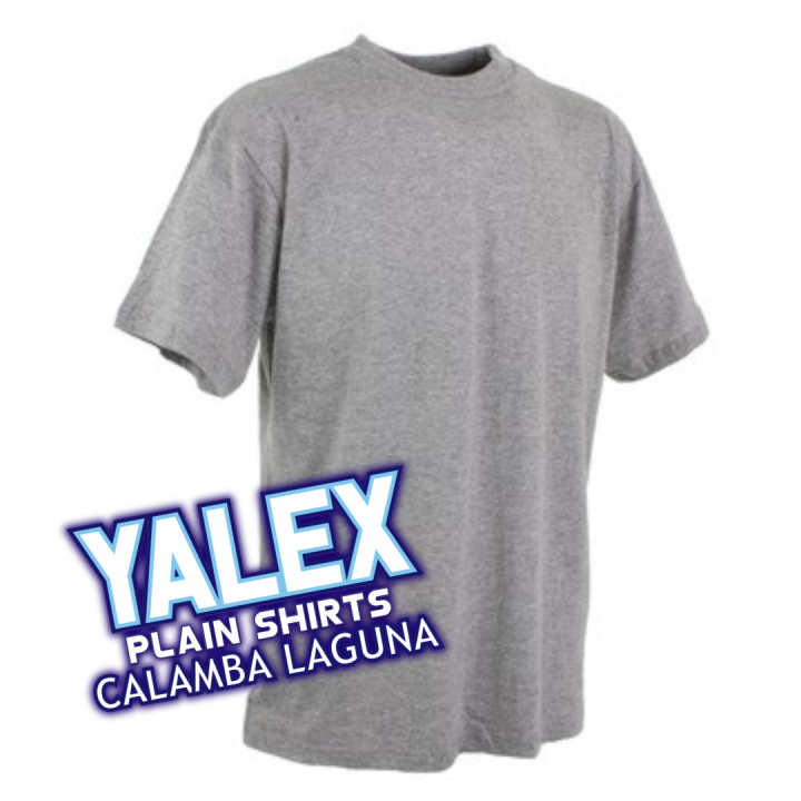 Top Dye Gray Round neck Yalex Plain Shirt Red Label | Lazada PH