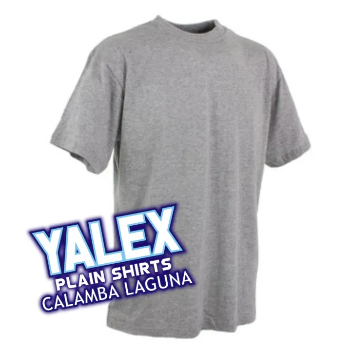 Top Dye Gray Round neck Yalex Plain Shirt Red Label | Lazada PH
