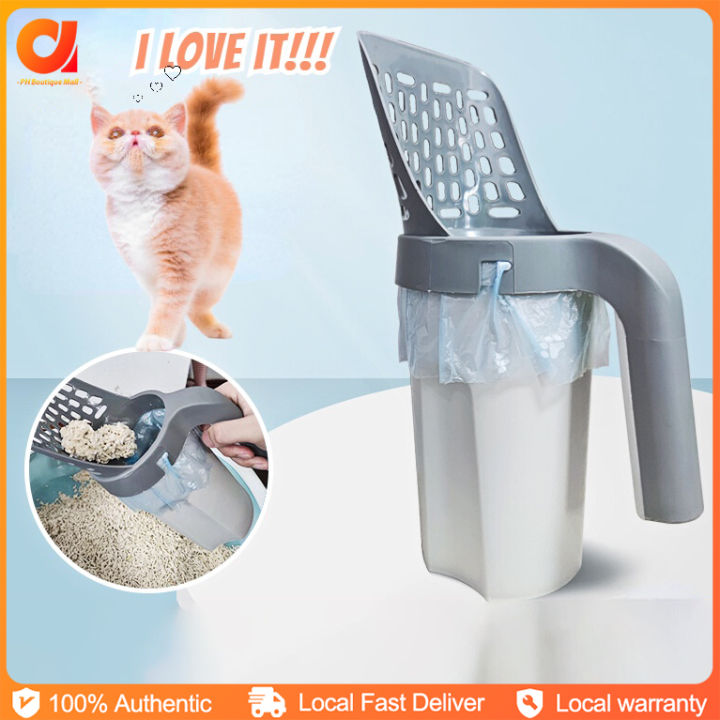 Cat Litter Shovel Pet Care Pick Up All-in-one Cat Poop Shovel ...