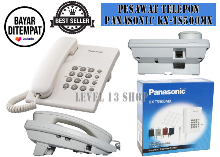 Pesawat Telepon Kabel Panasonic KX-TS500MX | Pesawat Telepon Kabel Rumah Kantor Single Line ...