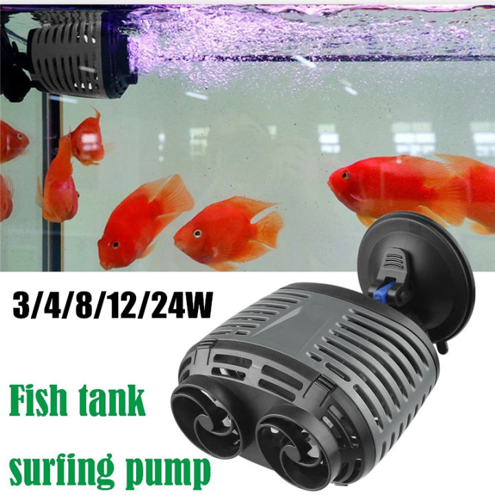 Silent Aquarium Wave Maker Pump Mini Air Valve Wave Maker Fish Tank ...