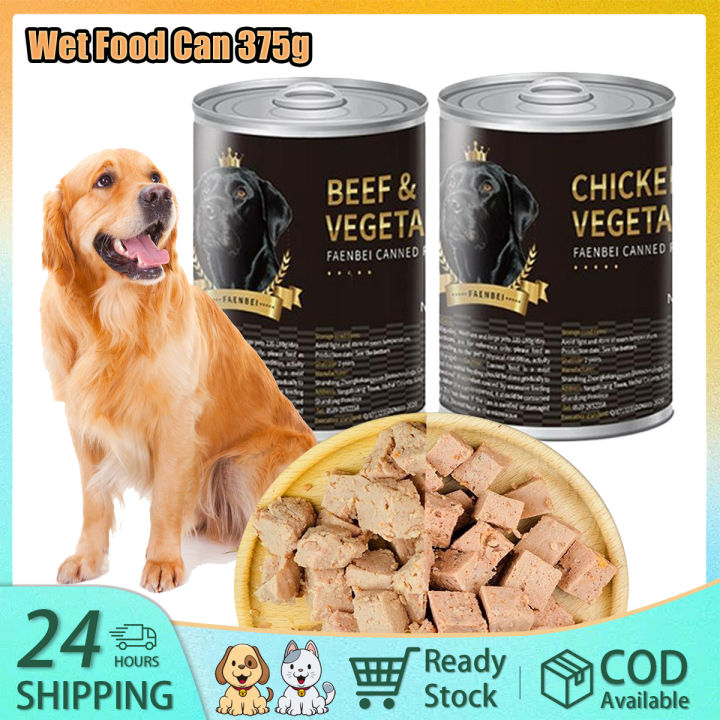 Wet Dog Food Can Pure Natural Organic Canned Dog Food Puppy Nutritional Food 375g | Lazada PH