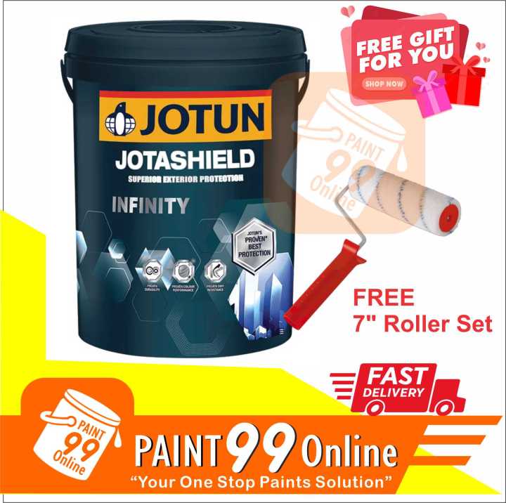 15L ( WHITE ) Jotun Jotashield Infinity Exterior Paint ( INFINITY ...